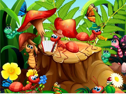 Hidden Objects Insects - Juegos web